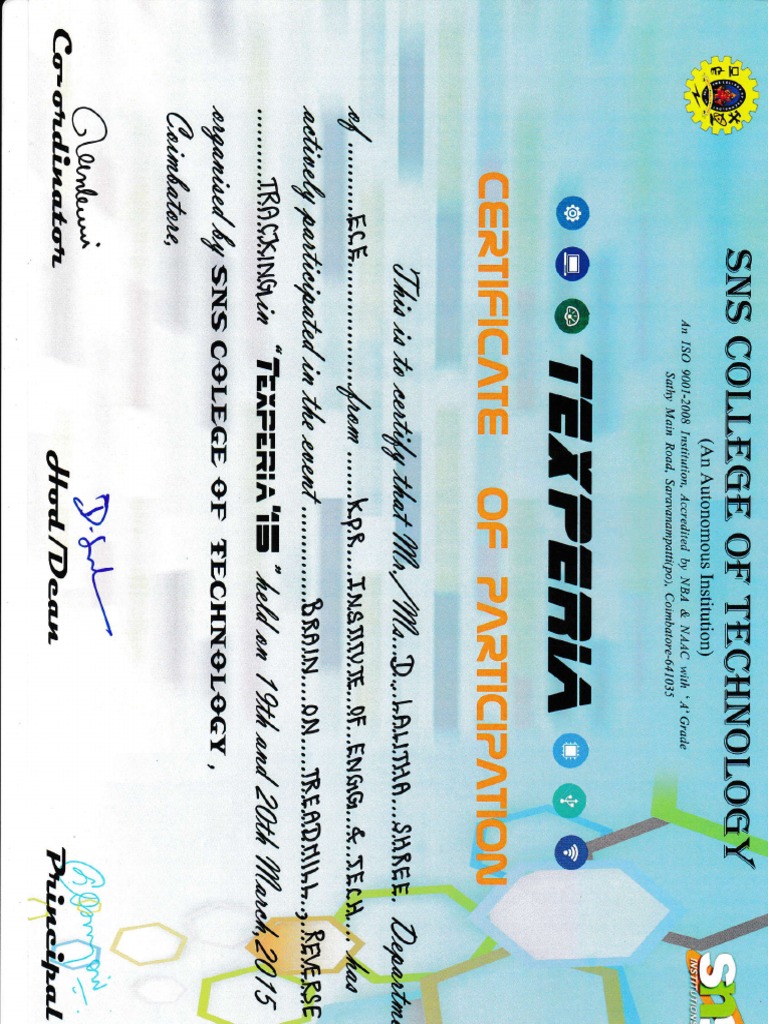 Model Certificate | PDF | Foreign Language Studies | Teaching Methods ...