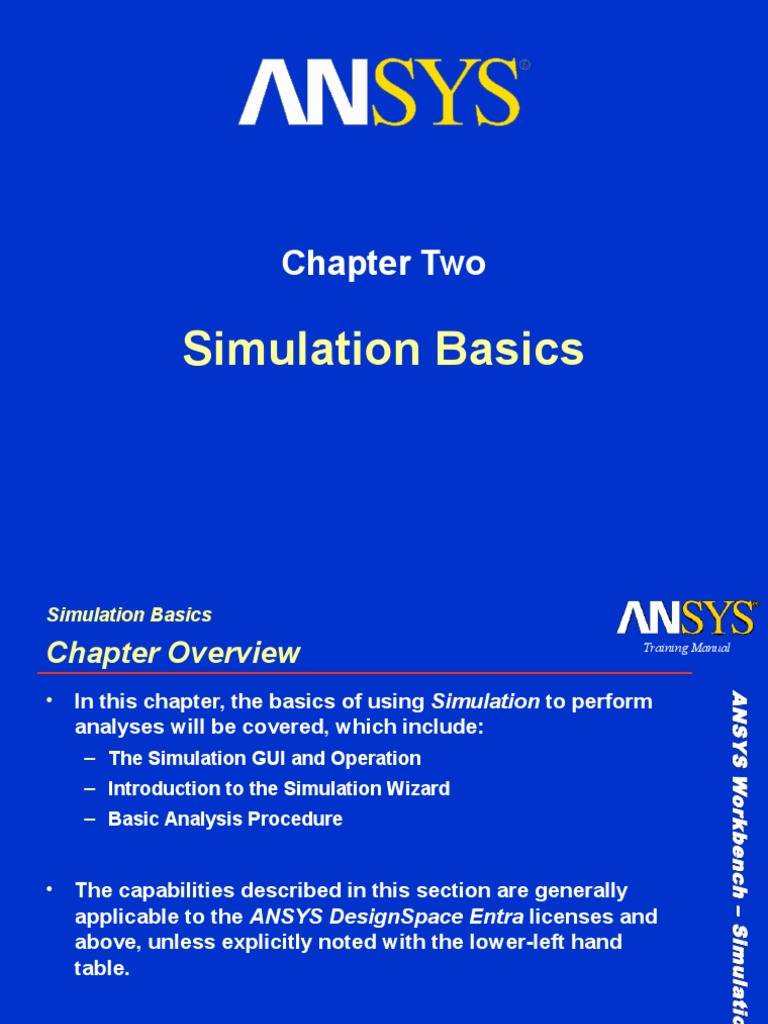 Ansys Simulation Basics | PDF | Simulation | Graphical User Interfaces