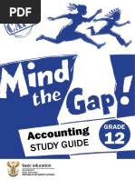 Grade 12 Accounting Learner Notes | PDF | Financial Statement | Cash ...