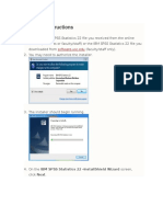 SPSS Download and Installation Guide | PDF | Spss | Computer File