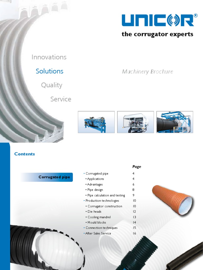 Unicor 2 | PDF | Extrusion | Pipe (Fluid Conveyance)
