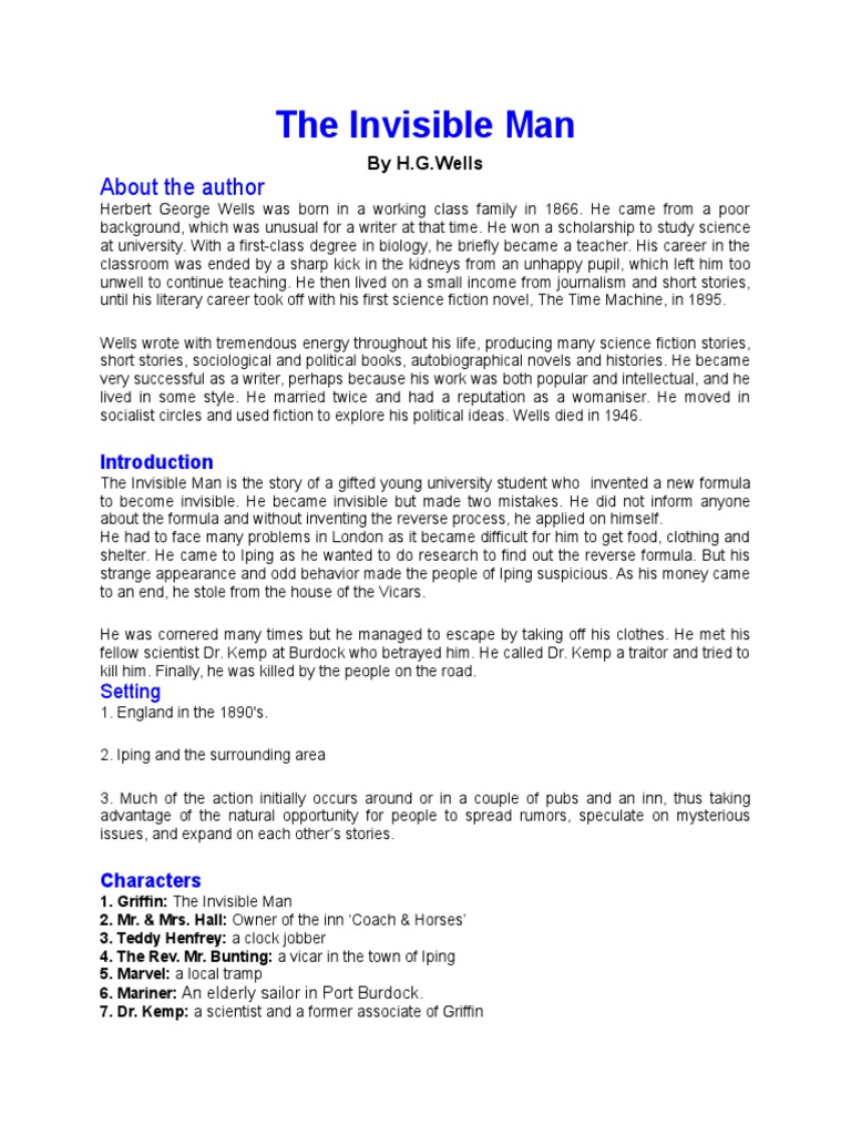 The Invisible Man | PDF