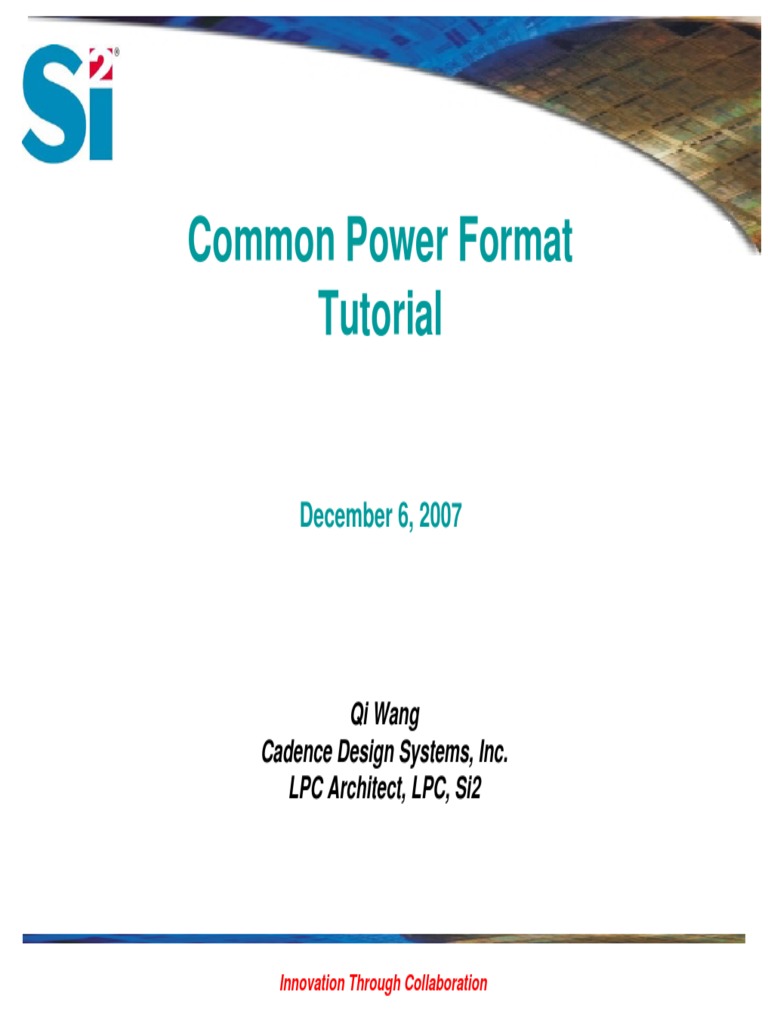 CPF Tutorial 2007 12 06 | PDF | Central Processing Unit | Digital ...