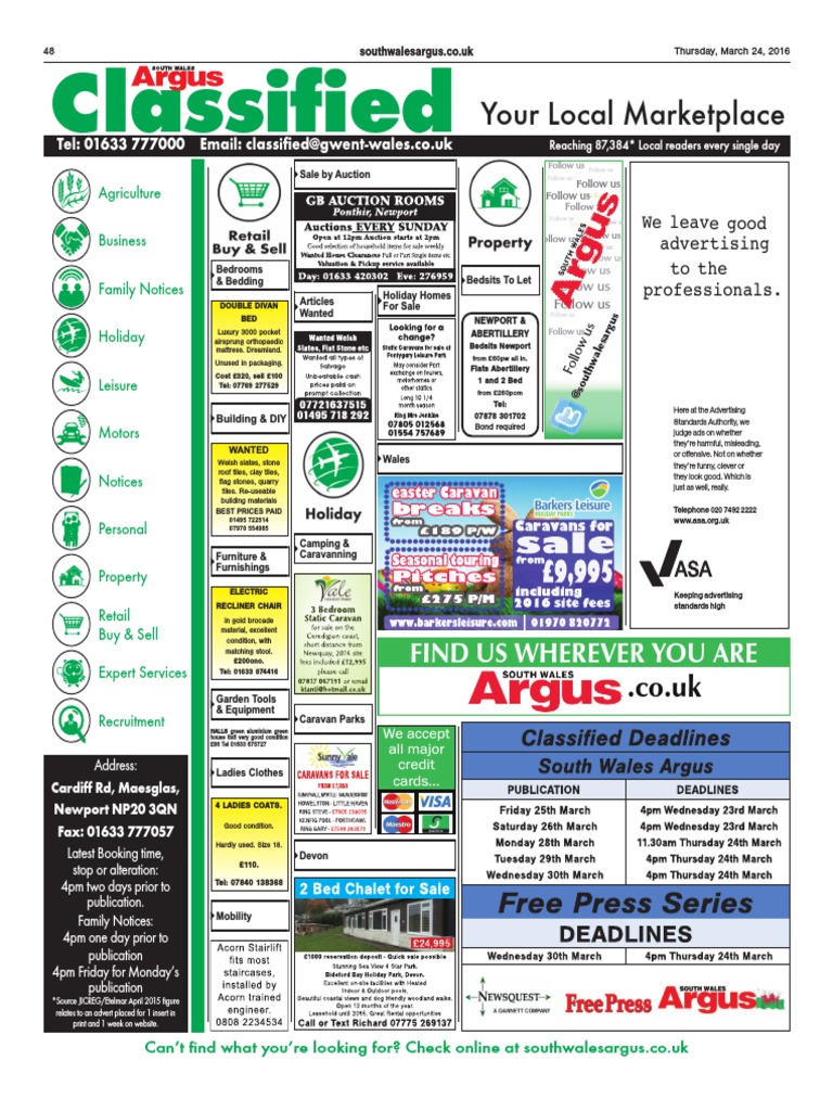 Classified: Your Local Marketplace | PDF | Land Vehicles | Advertising