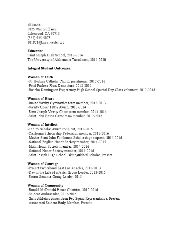 Senior Portfolio Resume | PDF