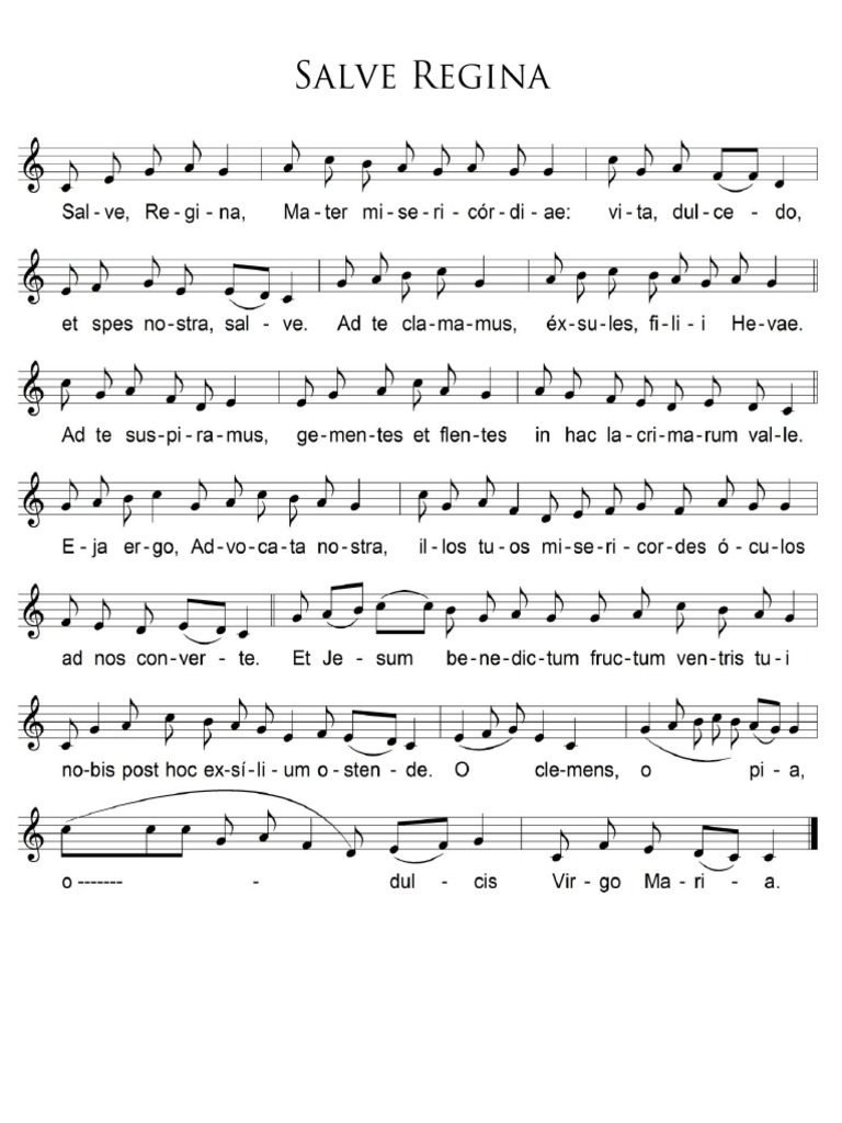 Salve Regina | PDF