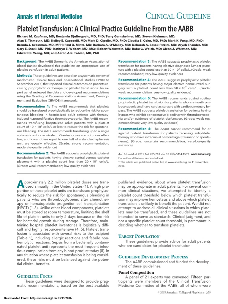 Transfusion Aabb _ Transfusion Journal – QOPCOL