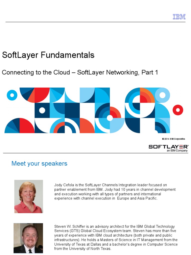 Softlayer Networking Fundaments - 2 | PDF | Cloud Computing | Virtual Private Network
