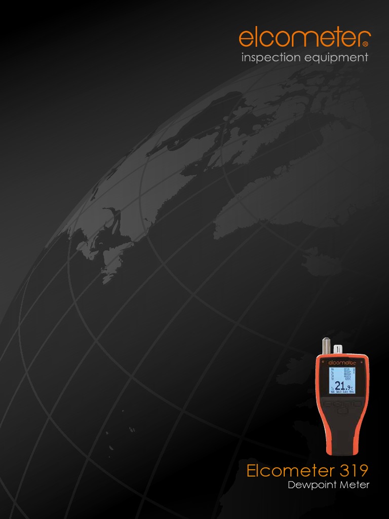 Elcometer 319 - Dewpoint Meter | PDF | I Phone | I Pad