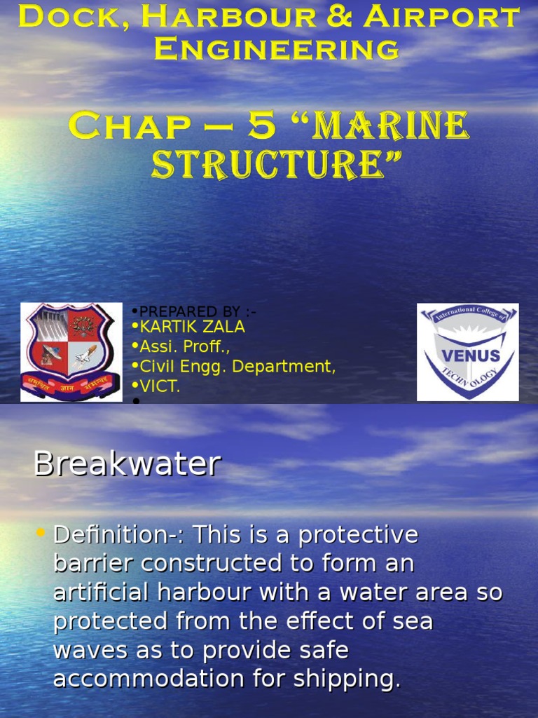 Overview of Wharf and Breakwater Structures | PDF | Wharf | Pier