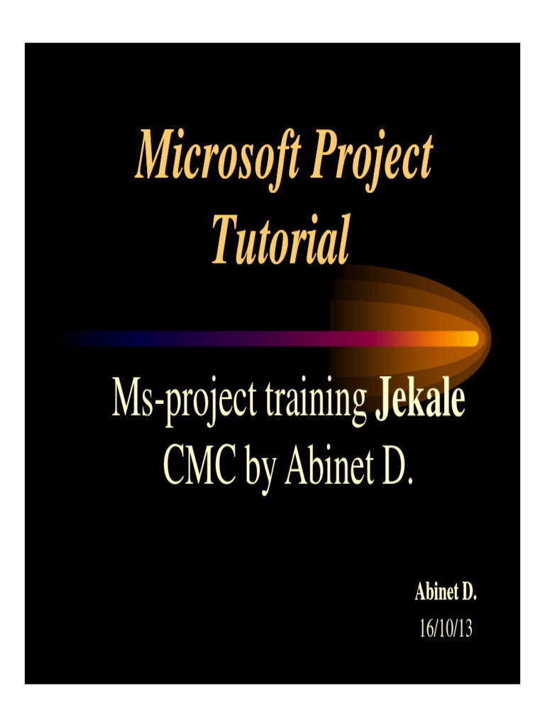 A Comprehensive Guide to Microsoft Project Scheduling for Construction ...