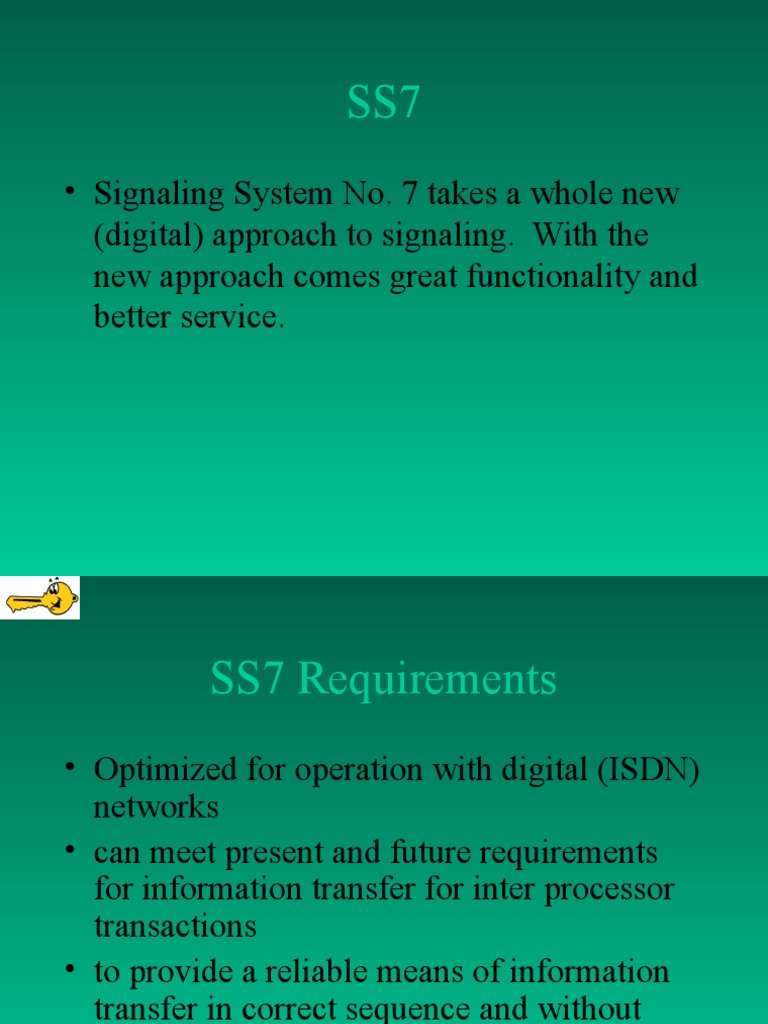 SS7 | PDF | Osi Model | Telephony