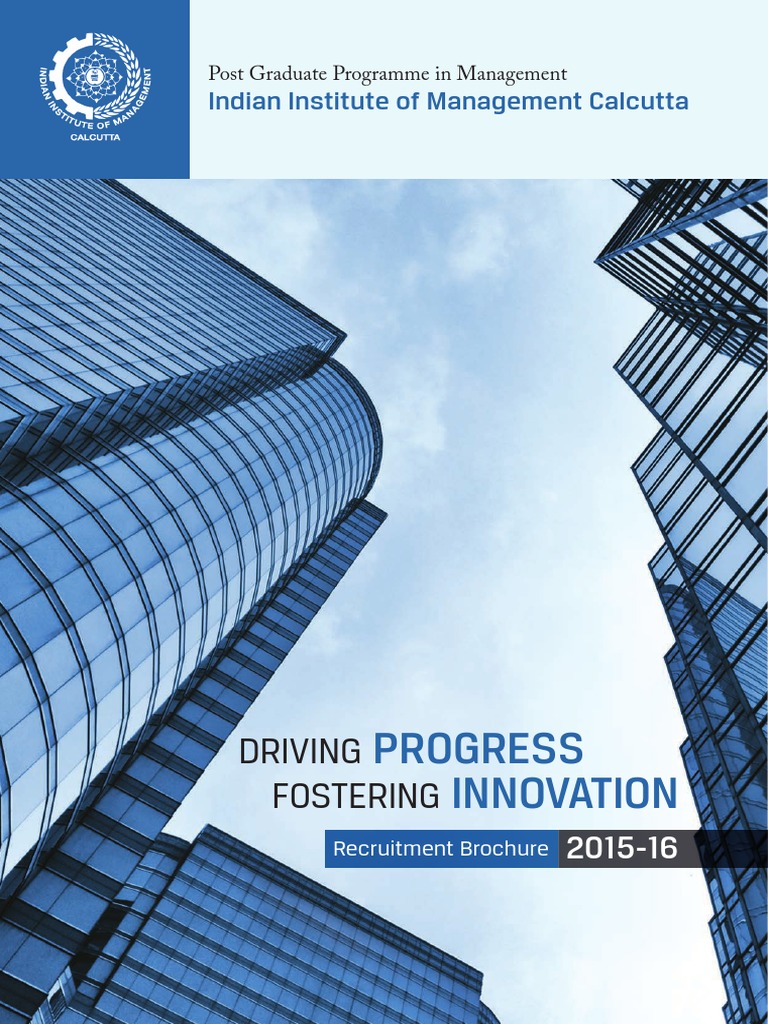 IIMC Placement Brochure Final 2015-17 | PDF | Business | Academia