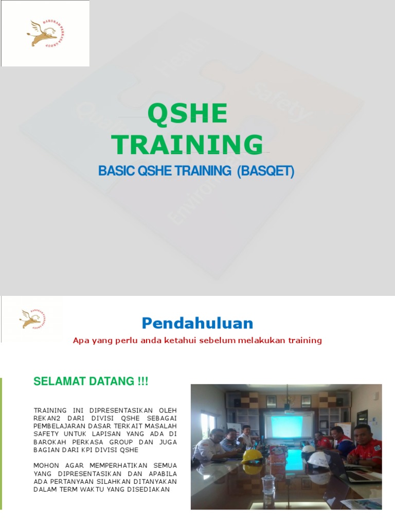 Qshe Training - q1 - Basqet | PDF