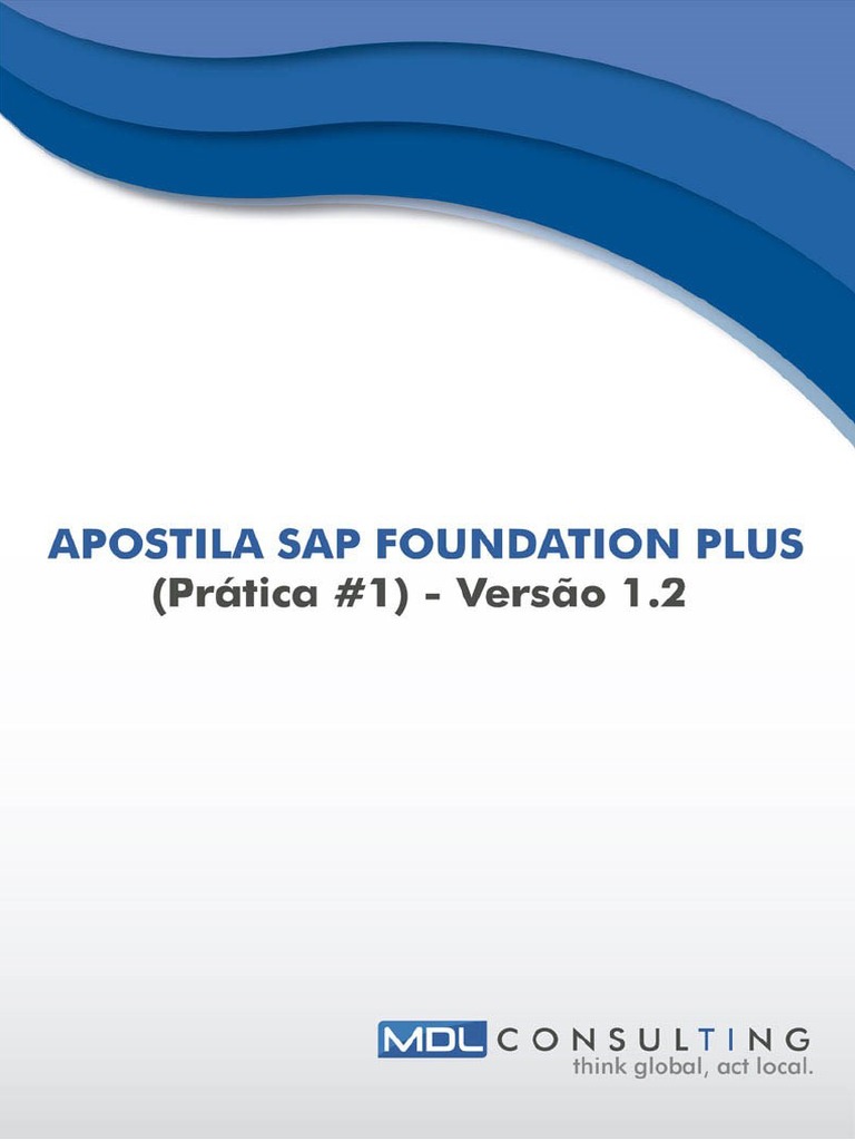 SAP Foundation (Prática1) - v1.1 | PDF | Atalho de teclado ...
