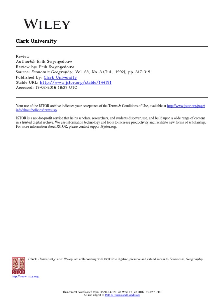 LeFeA Waste of Space? Towards A Critique of The Social Production of ...