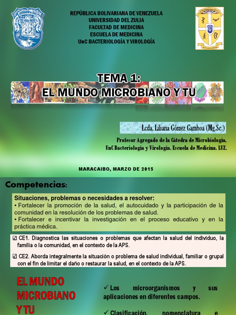 Tema 1. El Mundo Microbiano y Tu Teoria | PDF | Virus | Microorganismo