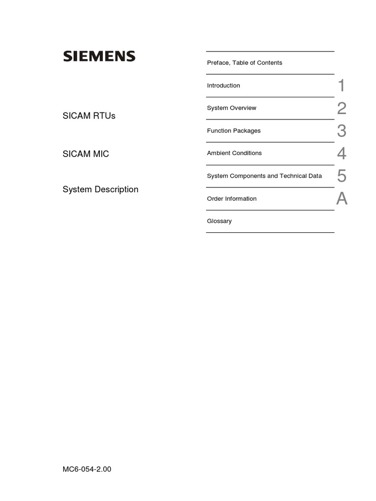 Syb Sicam Mic Eng PDF | PDF | Telecommunication | Input/Output