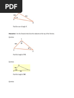 IGCSE Mathematics Formula Sheet | PDF | Circle | Triangle
