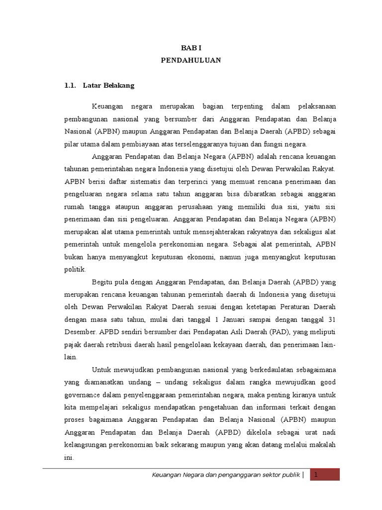 Siklus Anggaran | PDF