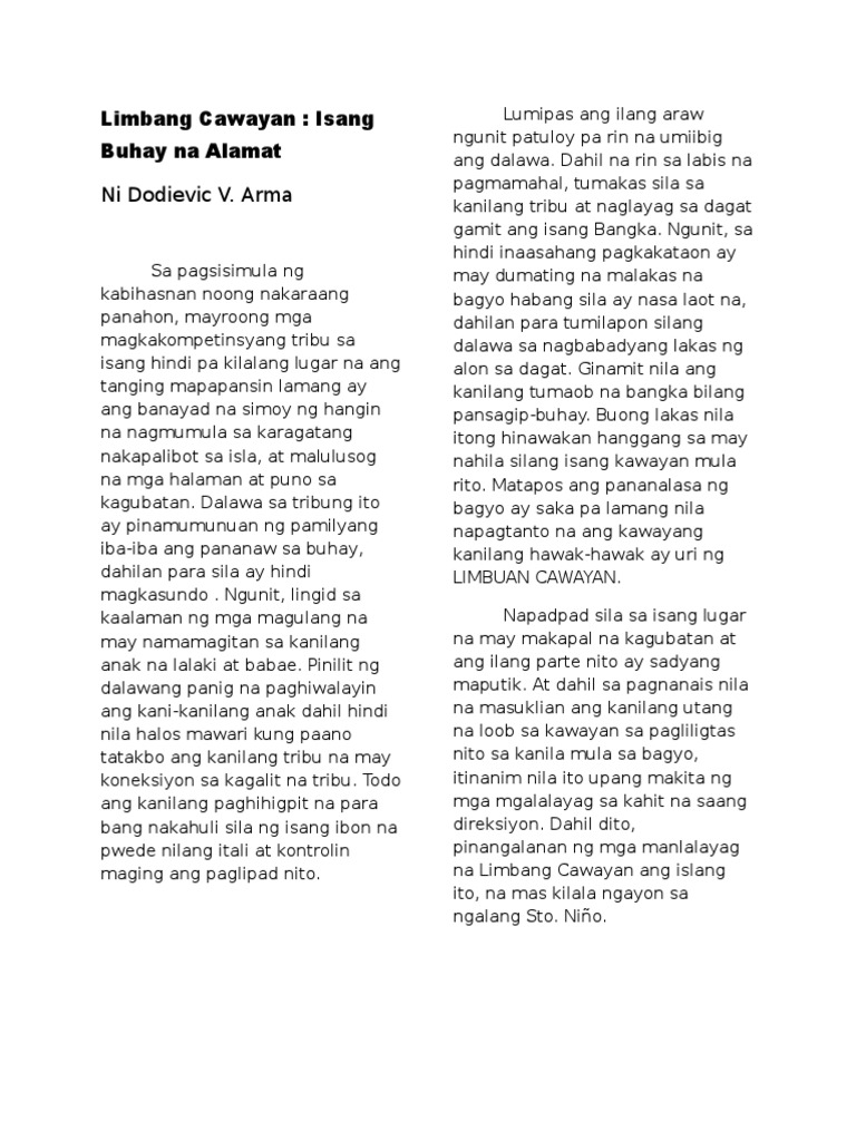 Limbang Cawayan | PDF