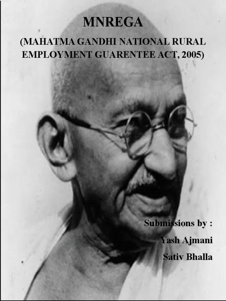 Project On Mnrega | PDF | Employment | Economies