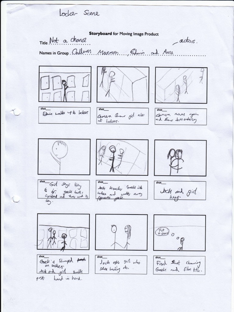 Locker Story Board | PDF