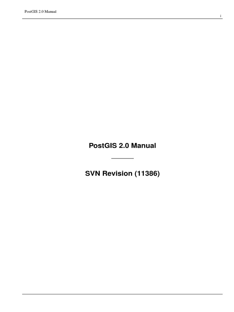 Postgis-2 0 | Download Free PDF | Data Management | Computing