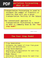 Four Step Model | PDF | Regression Analysis | Transport
