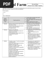 Animal Farm Revision Notes - Characters & Themes | PDF