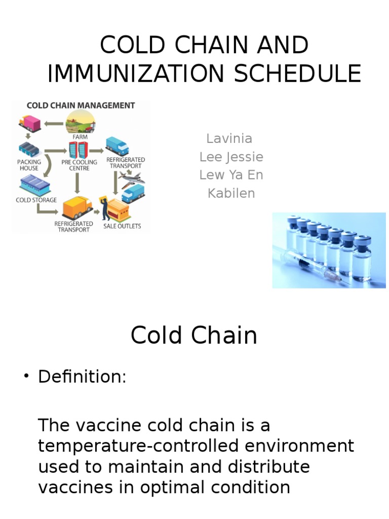 COLD CHAIN & Vaccination | Vaccines | Public Health