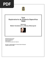 Criterios PC - Prolec-R - BELL | PDF | Dislexia | Cognición