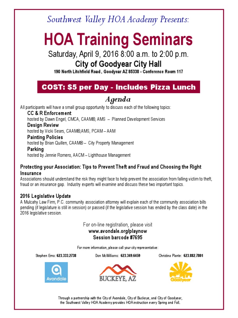 Southwest Valley HOA Academy | PDF