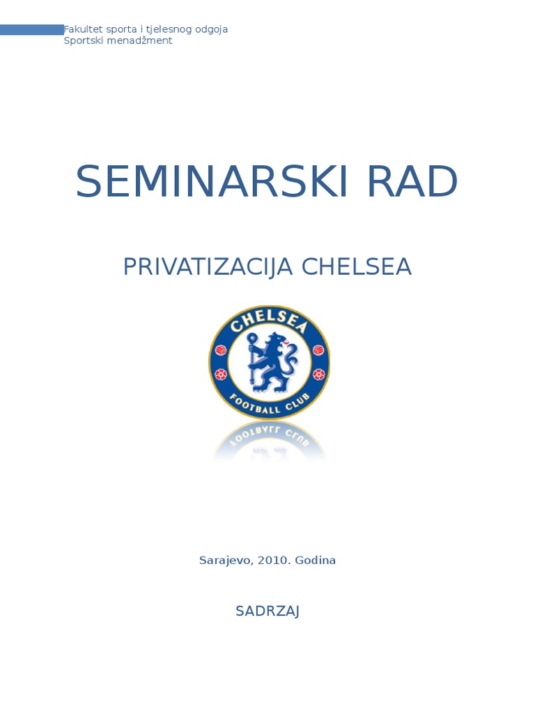 Seminarski Rad | PDF
