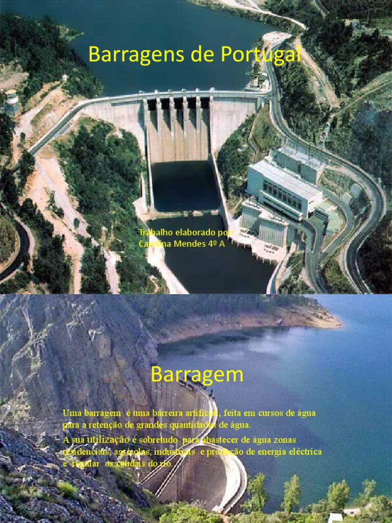 Maiores Barragens de Portugal | PDF | Barragem | Portugal