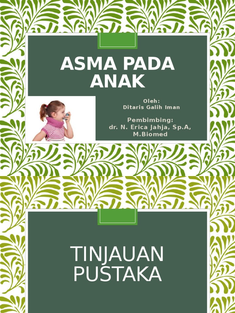 Asma Pada Anak | PDF | Kesehatan Holistik | Sains & Matematika