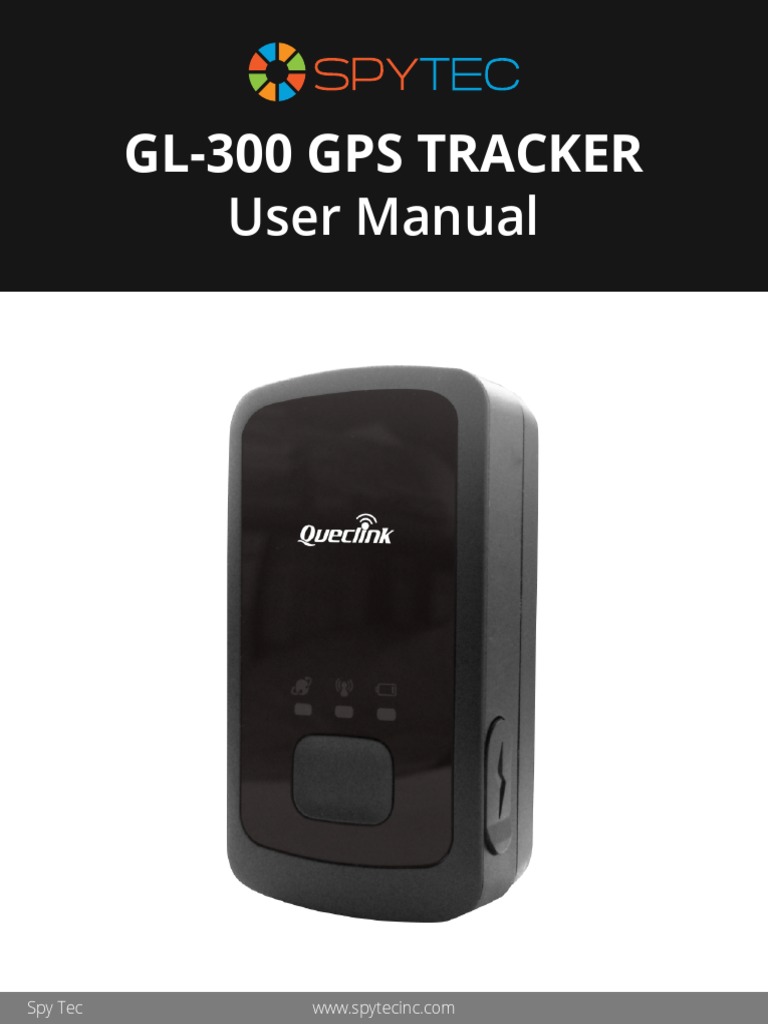 Gl-300 Gps Tracker User Manual Rev2 | PDF | Menu (Computing) | Button (Computing)