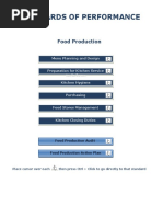 SOP For Food Production | PDF | Chef | Foods