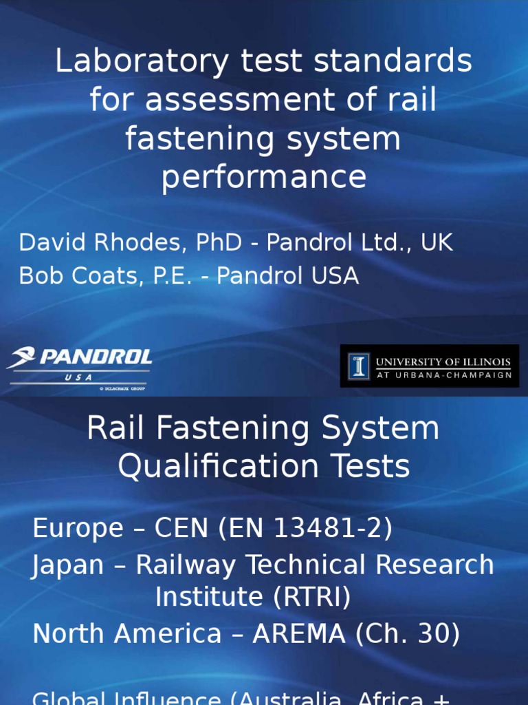 Rail Testing | PDF | Track (Rail Transport) | Rail Transport