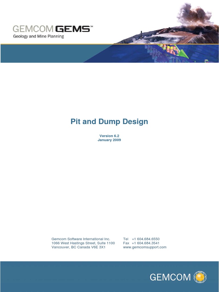 Gemcom GEMS Pit Design | PDF