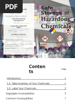 Segregation Chart | PDF | Chemical Substances | Safety