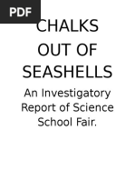 Eggshell As An Alternative Chalk | PDF | Concrete | Porosity