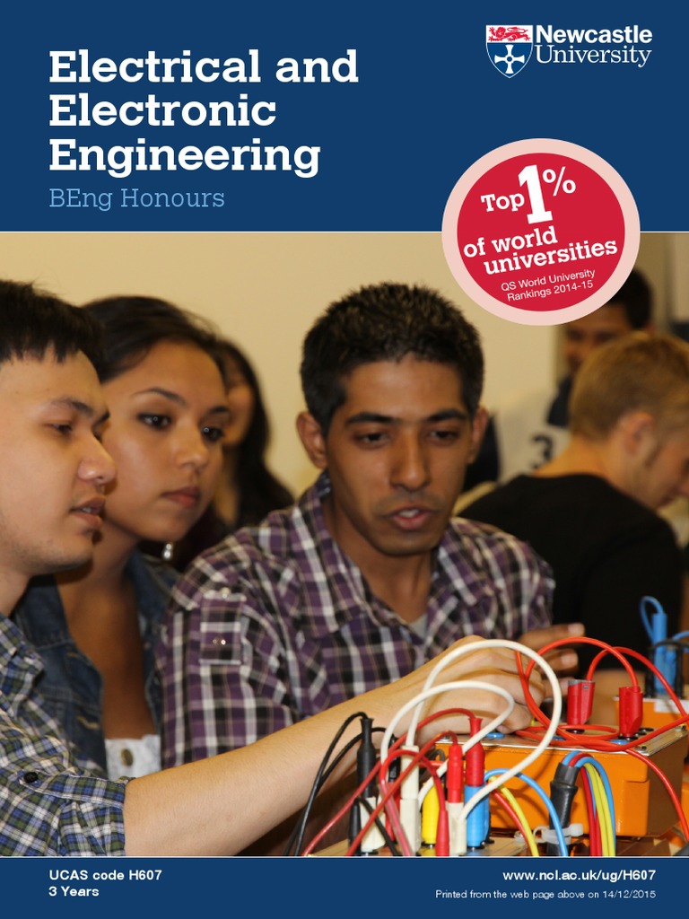 Electrical and Electronic Engineering: Beng Honours | PDF | Engineering ...