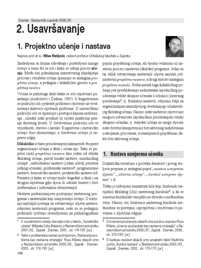 409015.projektno Ucenje Matijevic | PDF