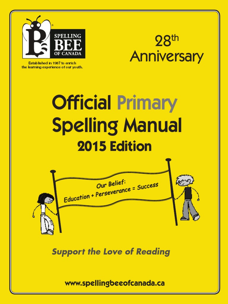 Official Primary Spelling Manual 2015 | PDF | Plural | Grammatical Number