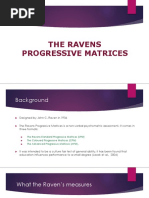 Raven's Progressive Test | PDF | Psychological Testing | Psychology