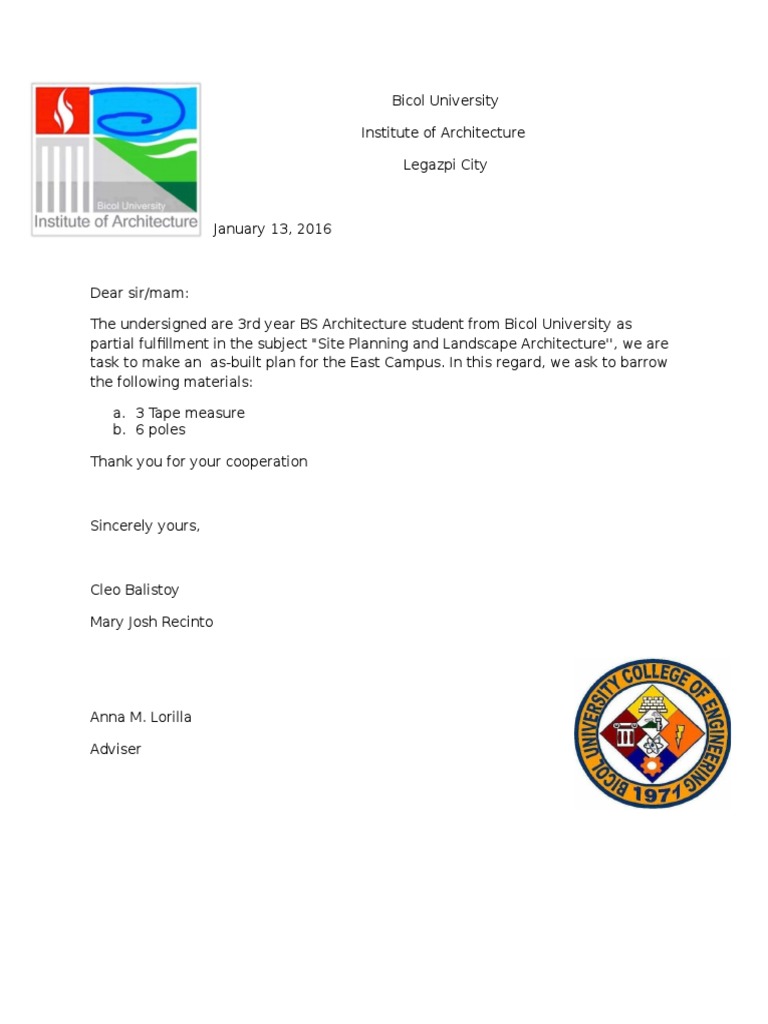 Letter | PDF