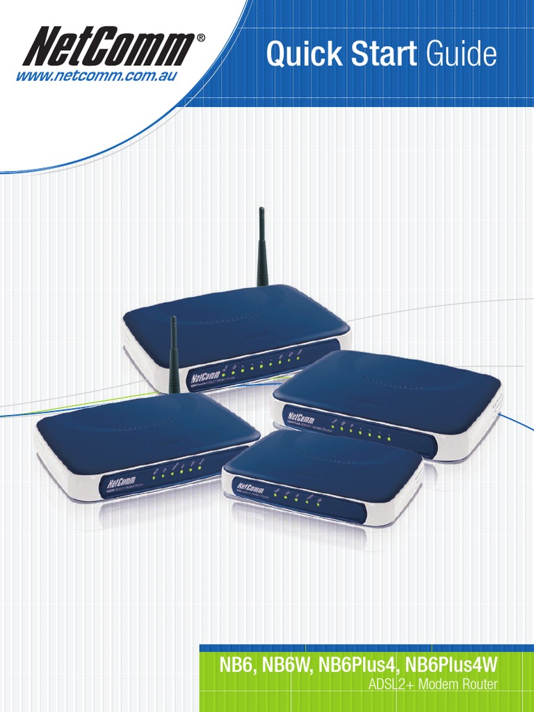 Quick Start Guide: NB6, NB6W, NB6Plus4, NB6Plus4W | PDF | Wireless Lan ...