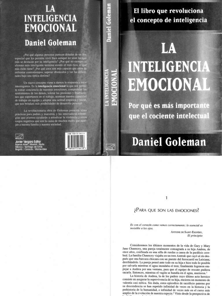 La Inteligencia Emocional - Daniel Goleman | PDF