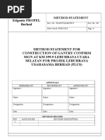 Method Statement Cladding | PDF | Architectural Design | Architecture